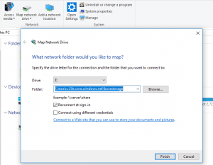 Windows Üzerinde Azure File Storage Mapping – Bora Arat Kişisel Web Blogu