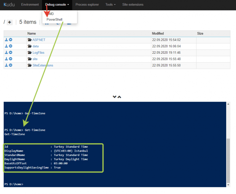 Azure App Service Time Zone Güncelleme – Bora Arat Kişisel Web Blogu